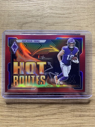 2021 Panini Phoenix - Hot Routes Pink #HR-16 Adam Thielen /175 | eBay