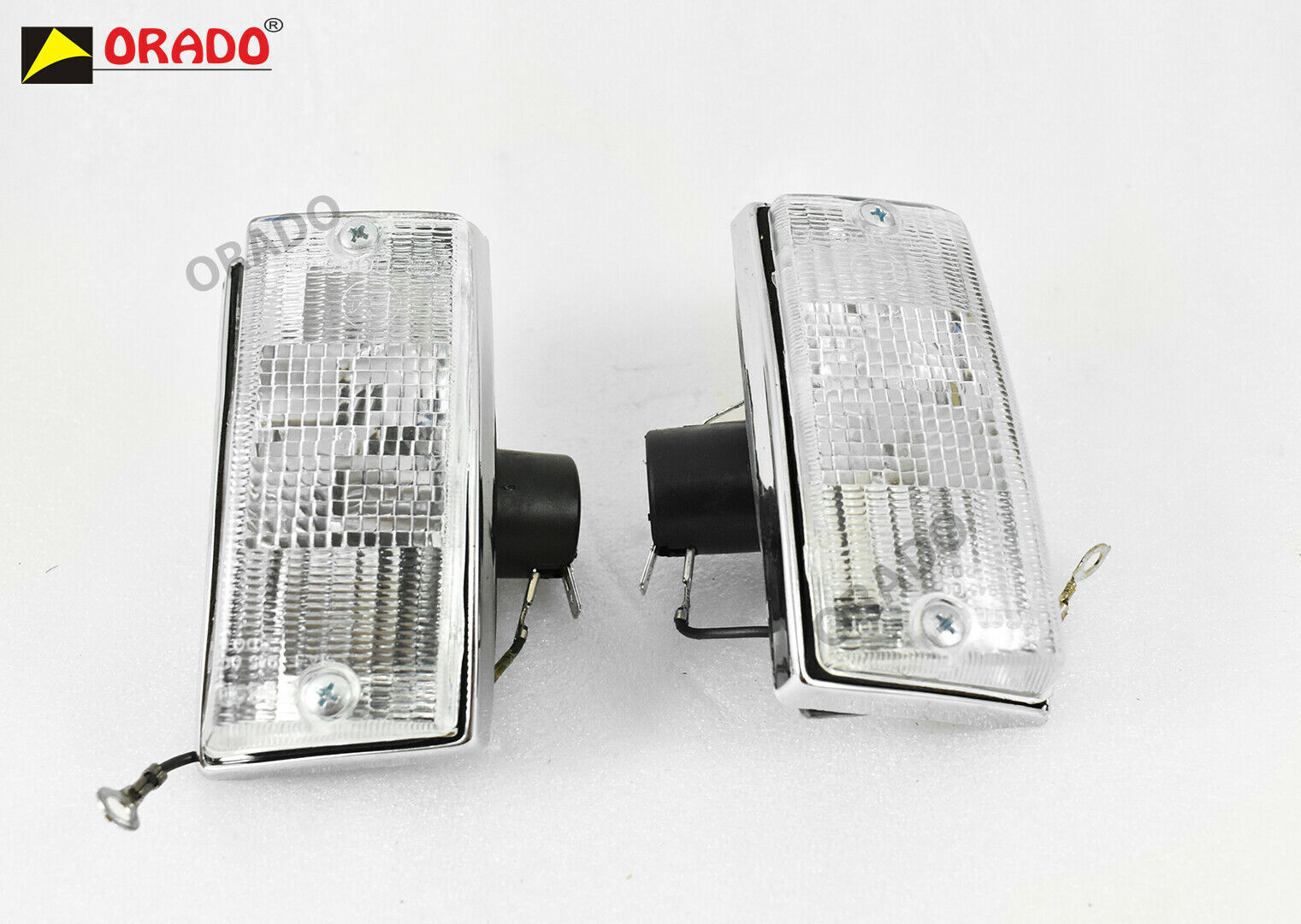 Vespa Front Indicators Clear Lense PX 125 150 200 LML Stella Star - O ...