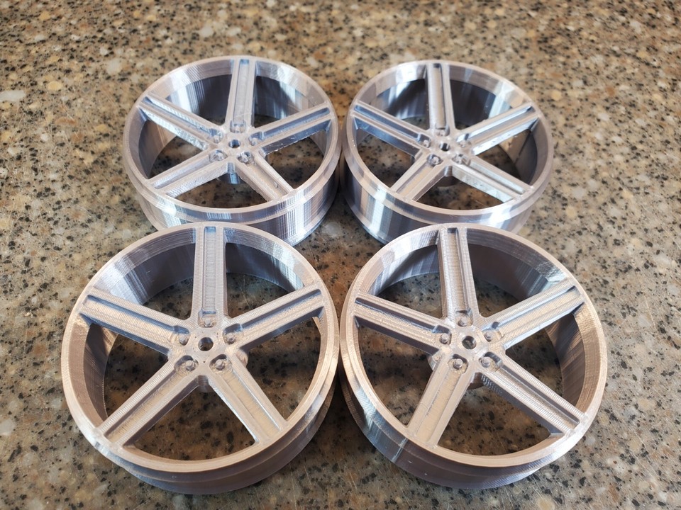 3d Printed 1:10 RC IROC Wheels Fits Redcat 26ers Tires RC Car 12mm Hex ...