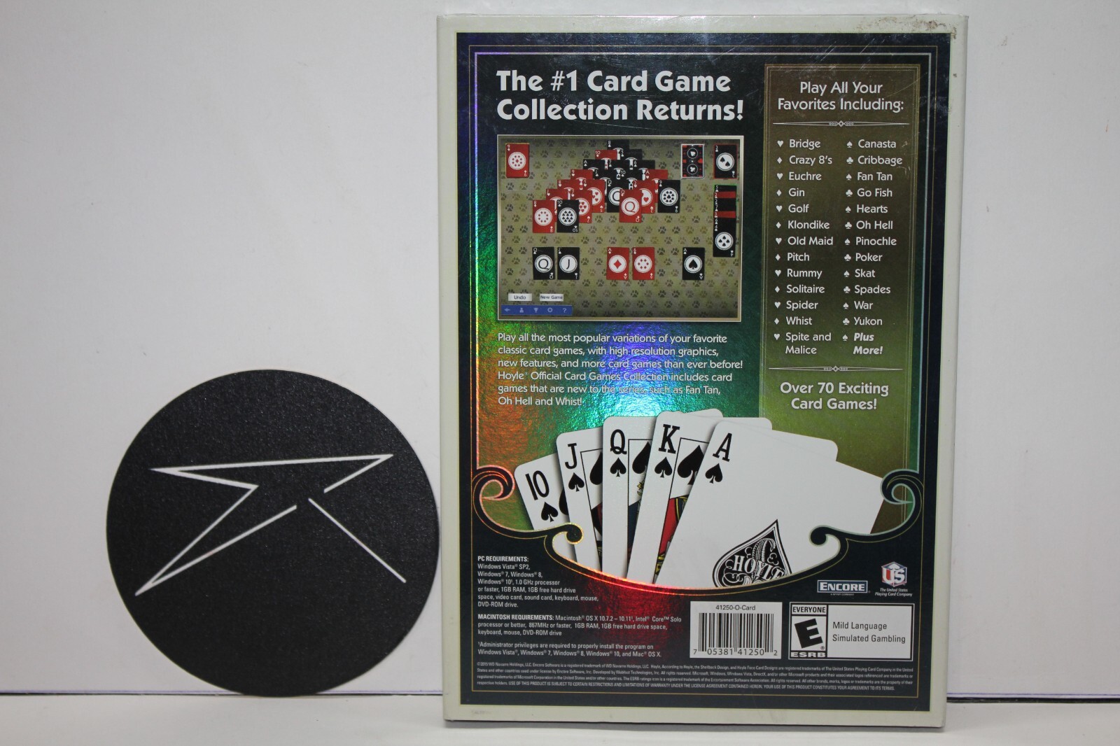 Hoyle Official Card Games Collection PC MAC 70+ Games New Sealed with ...