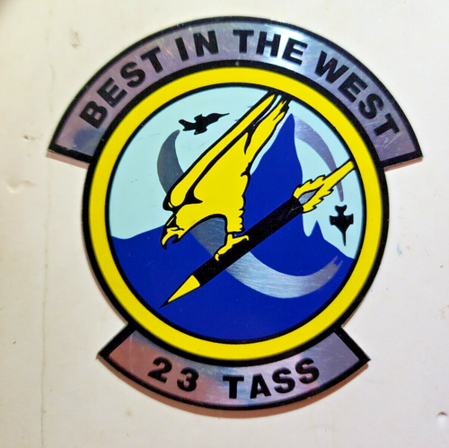 USAF Best in the West 23 TASS - Unit Logo Small METAL SIGN -Door Plate ...