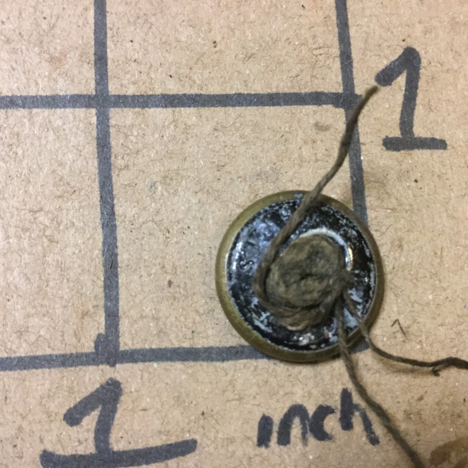 vintage early button(s) -- 6/10" DEPOSE PARIS - metal 2 hole | eBay