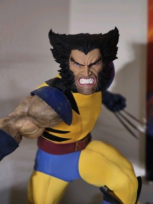 Sideshow Legendary Scale Wolverine + 2 Custom Heads 181 + Unmasked ...