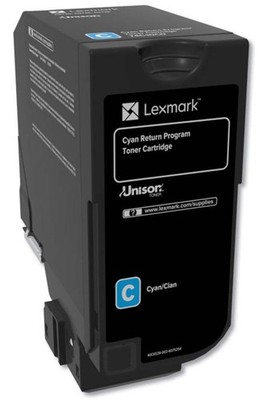 Lexmark 74C10C0 ~ Lexmark Toner Cyan 3k CS720 CS725 CX725 Standard ...