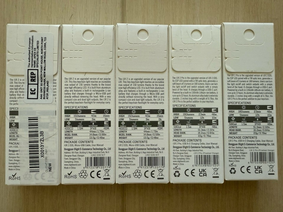 OLIGHT I1R 2 PRO & IR2 EOS Lot | eBay