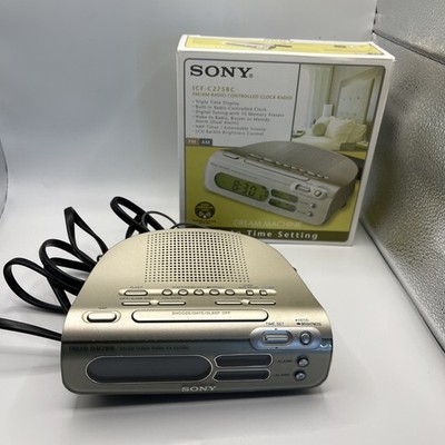 Sony Dream Machine FM/AM Alarm Clock Radio ICF-C275RC With Antenna And ...