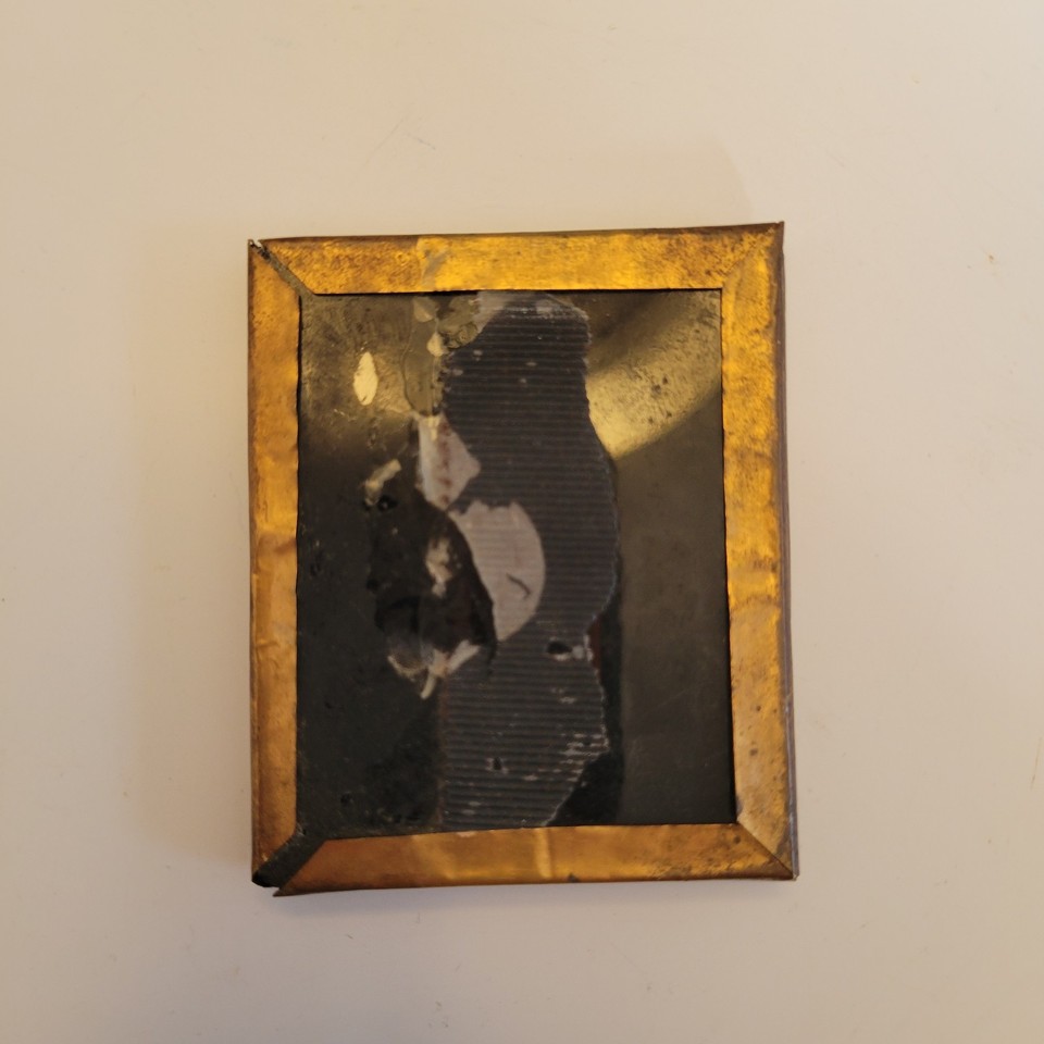 Antique Original Civil War Tintype Of A Union Soldier Photo Frame VERY ...