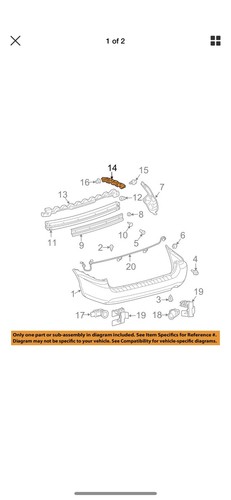 TOYOTA OEM 04-10 Sienna Rear Bumper-Bracket Left 52576AE010 New | eBay