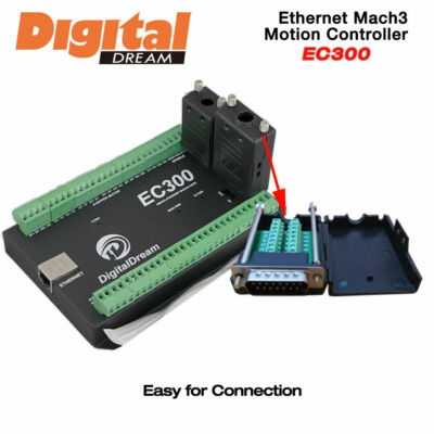 EC300 CNC Motion Controller 300Khz for Mach3 with Ethernet ...