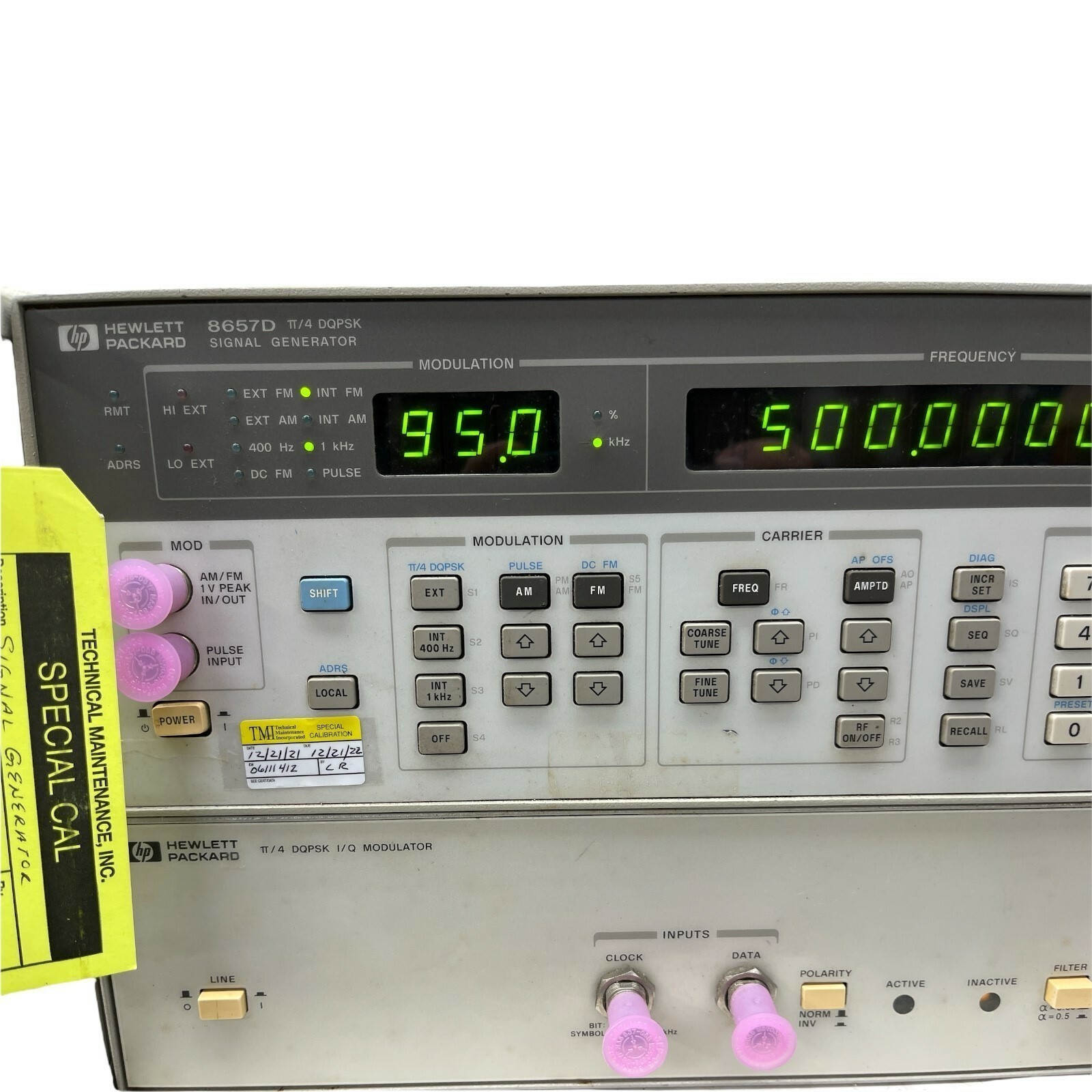 HP 8657D Pi/4 DQPSK Signal Generator for NADC & PDC H01 for sale online ...