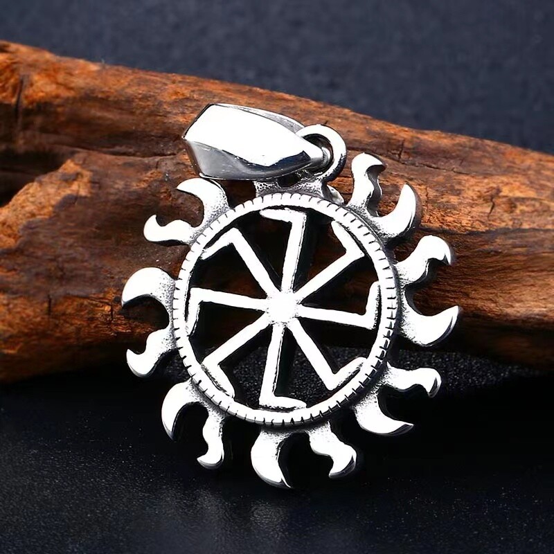 Mens Celtic Viking Valknut/ Triquetra/ Cross Pendant Necklace ...