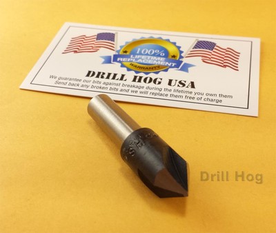 1" Countersink 1" Reamer 3 Flute Cobalt M42 82° Drill Hog Lifetime ...