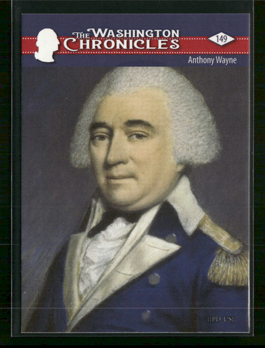 2022 Historic Autograph's Washington Chronicles Card #149 Anthony Wayne ...