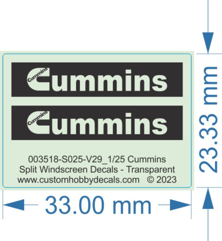 Adesivi Cromati Cummins