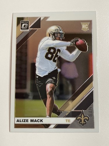 Alize Mack ROOKIE 2019 Panini Donruss OPTIC Football RC #139 Saints ...