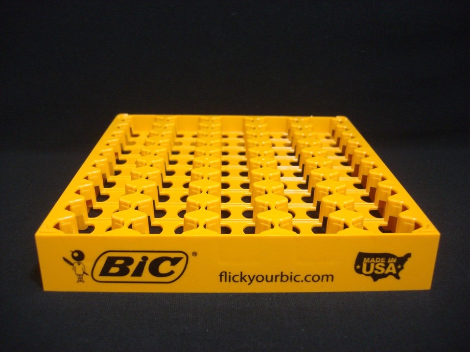 12 Bic Empty Display Tray For 50 Regular size Lighters Counter Top Rack ...