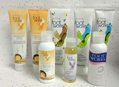Avon Foot Works Exfoliating Scrubs Cream Oil Soaks *YOU CHOOSE* Free ...