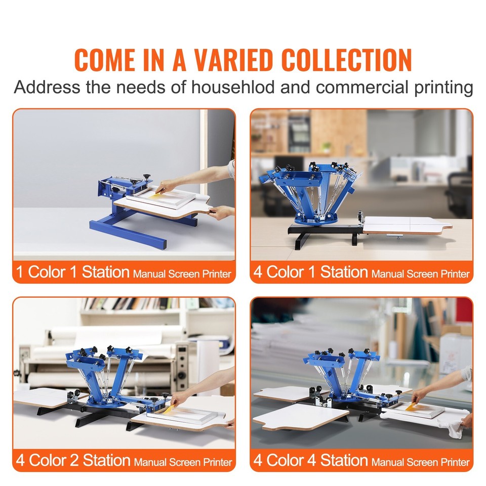 Uimoso 1 Color 1 Station Silk Screening Press Screen Printing Machine ...