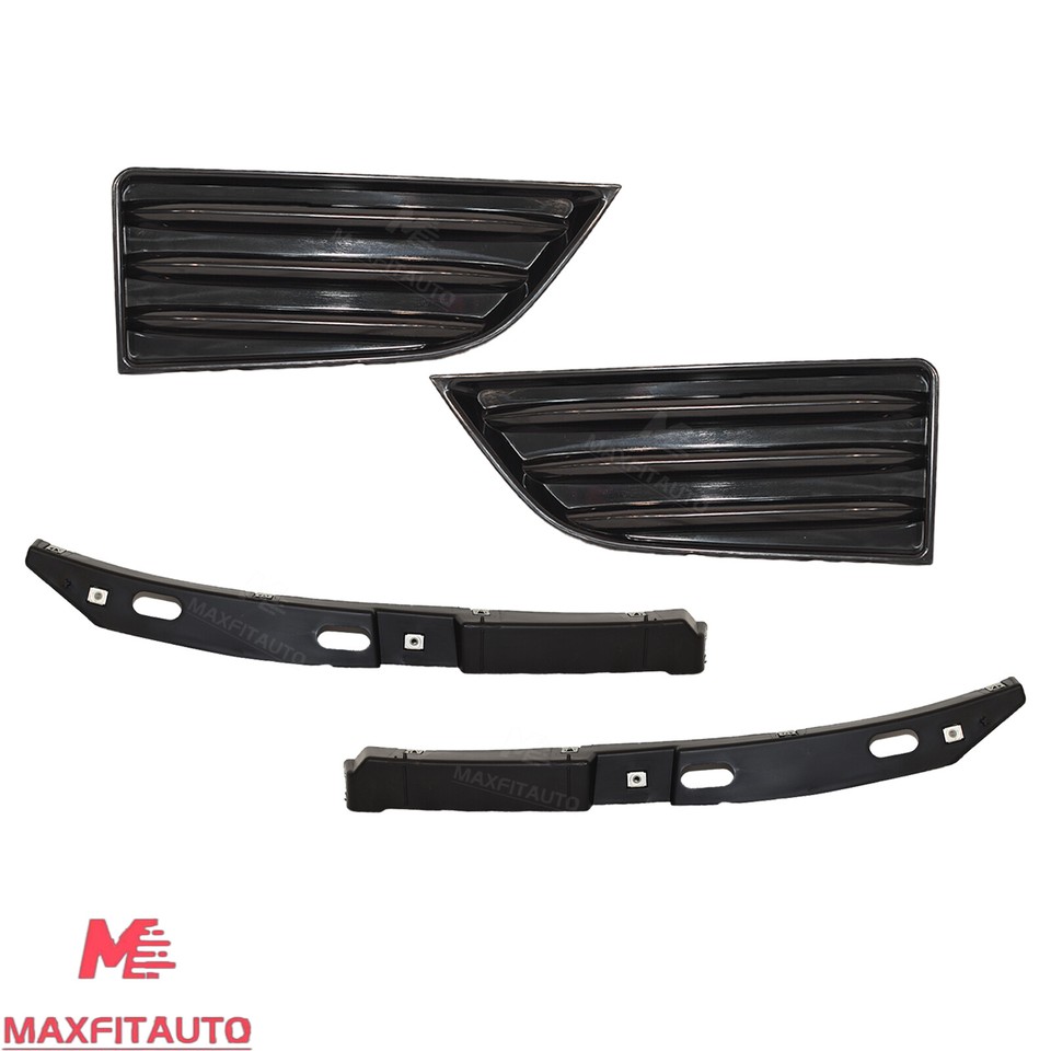 Front Bumper Cover Grille Assembly Kit Set For 2022-2024 Chevrolet ...