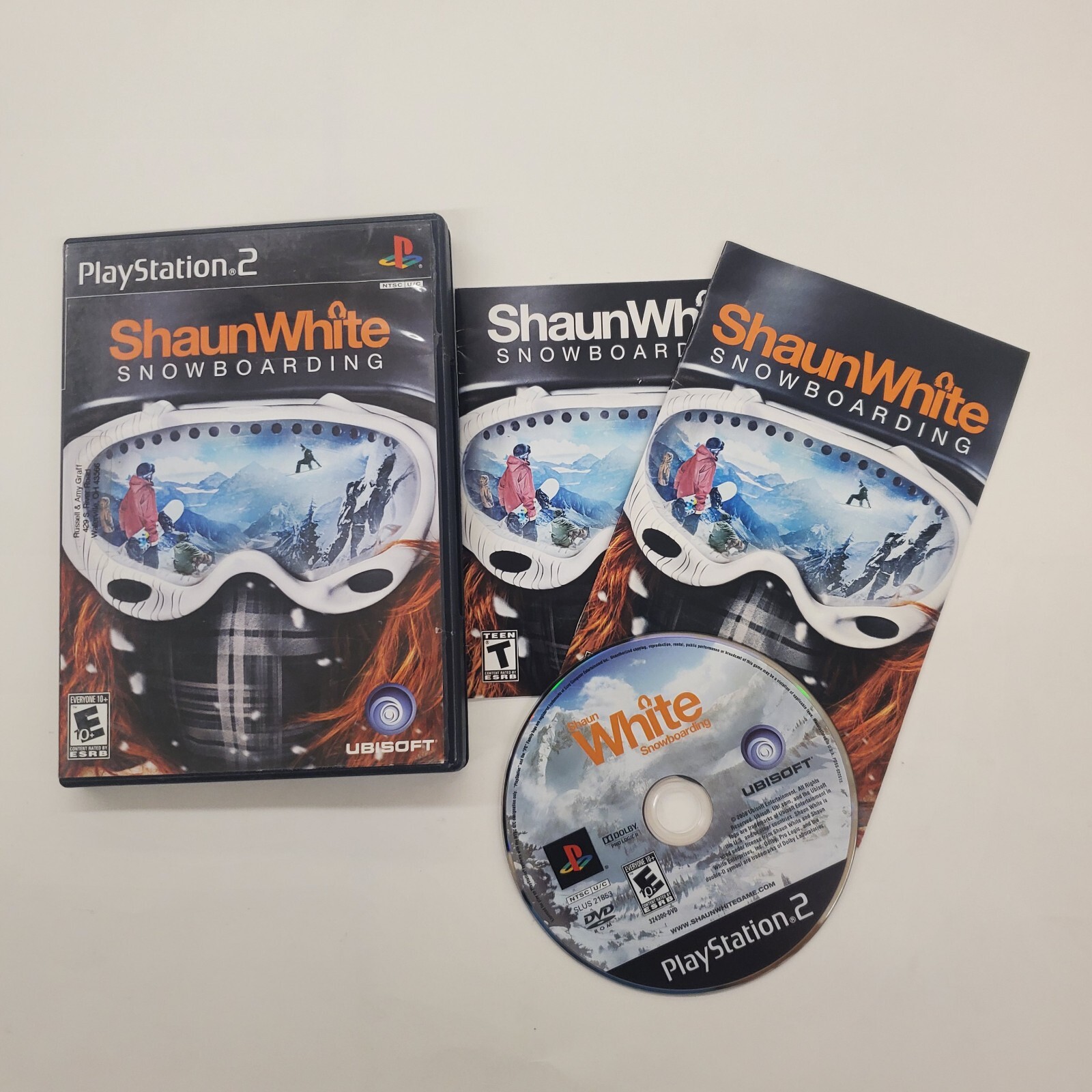 Shaun White Snowboarding PS2 Sony PlayStation 2 Complete w/ Manual ...