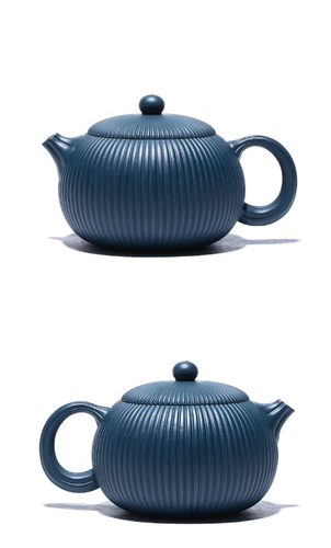 260CC Handmade Yixing Teapot Azure Clay Pot Chinese Kettle Kung Fu ...