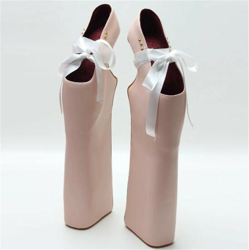 Women Men 38cm Supper High Heels Shoes Platform Cosplay Pumps T-Show ...