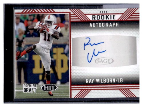 Ray Wilborn 2020 SAGE HIT A46 AU Rookie Autographs Black Auto | eBay