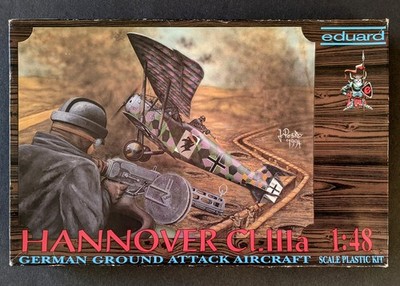 Eduard HANNOVER Cl.IIIa GERMAN GROUND ATTACK AIRCRAFT 1/48 Model Kit ...