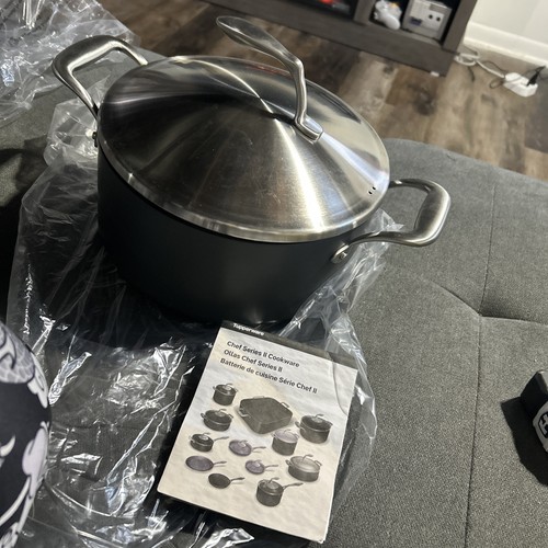 Tupperware Chef Series 2 Stainless Non Stick 5.2 Qt. 4.9 L Stockpot And ...
