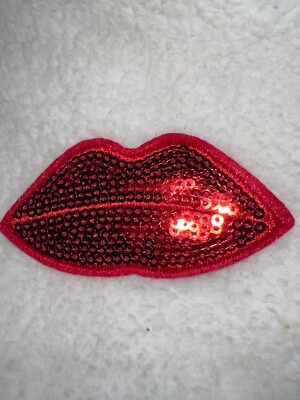 écusson patch bouche, thermocollant COUTURES | eBay