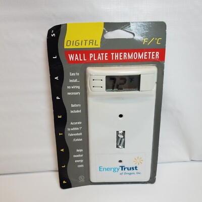 Digital Wall Plate Thermometer Switch Cover By Plate Pals Model 12100 ...