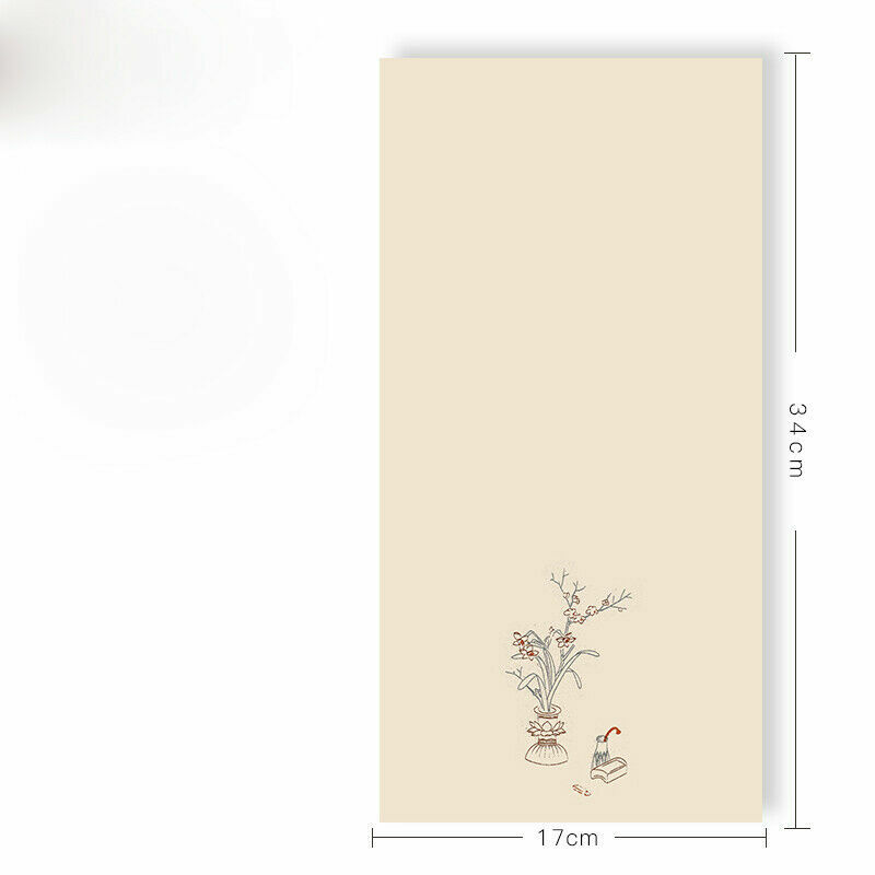 50 Sheet Semi-E Xuan Paper 34X17cm Chinese Rice Paper Writing ...