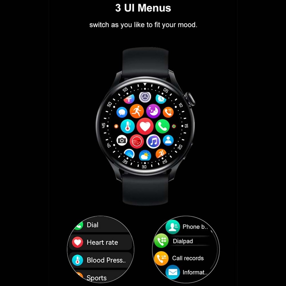 Bluetooth Smart Watch Sleep Tracker Wristwatch Women Men Watches Water ...