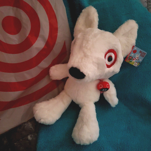 New TARGET Exclusive 10" Plush Bullseye Soft Toy Dog~2023 Goodness to ...