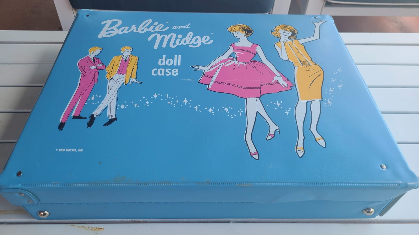 VINTAGE 1963 MATTEL BARBIE and MIDGE DOLL CASE,Dolls, Accessories+++ | eBay
