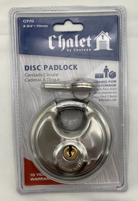 Chateau Chalet Disc Padlock 2 3/4"/70mm C770 - Storage unit Moving ...