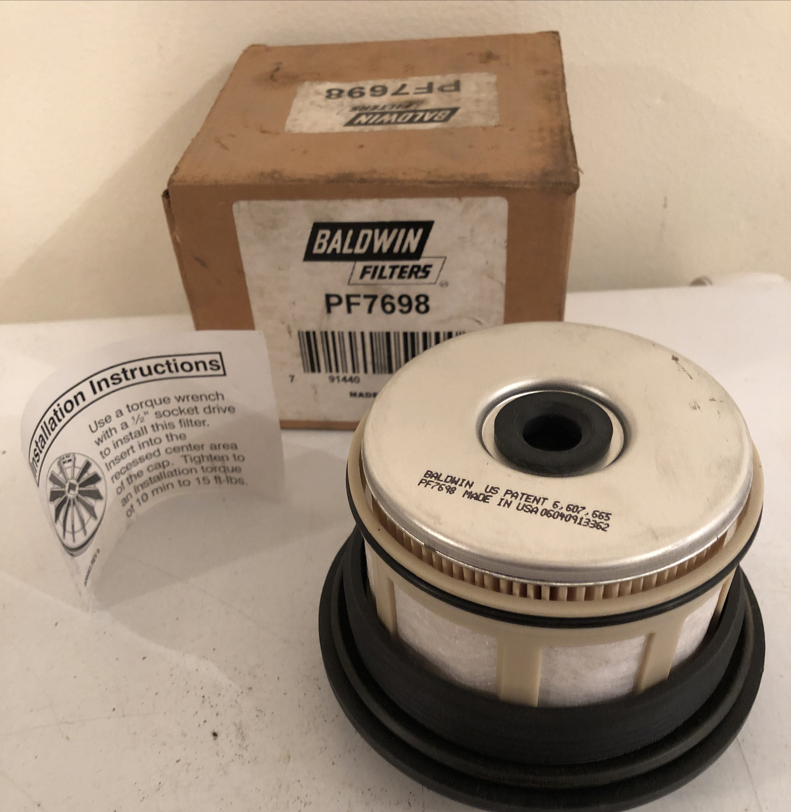 BALDWIN PF7698 - Fuel filter cross reference