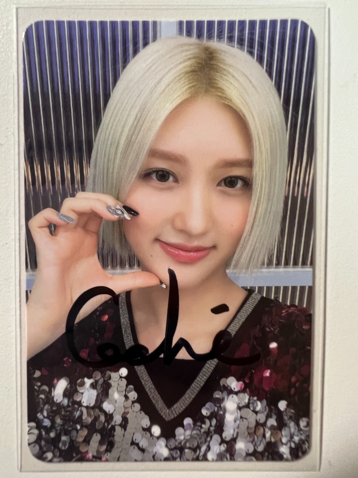 IVE [After Like] Autographed Signed Photo card PC Fansign | eBay