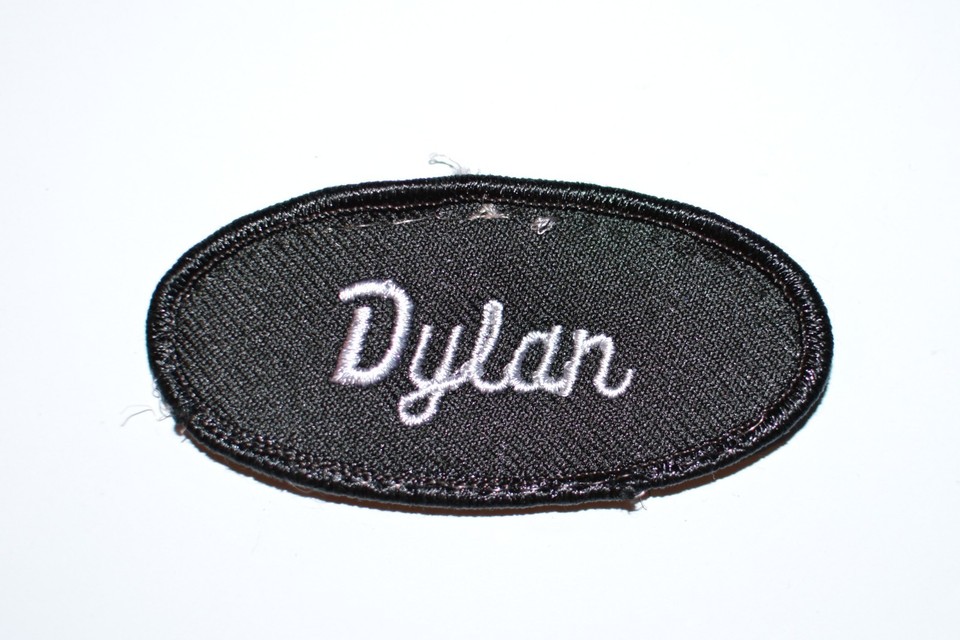 Employee Embroidered Worker Name Tag Sewn Patch for Uniform Work Shirt ...