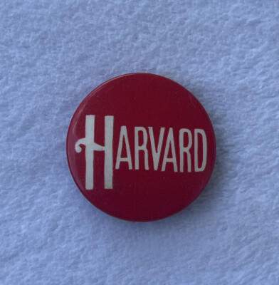 1940s HARVARD COLLEGE crimson football pin pinback button sports ...