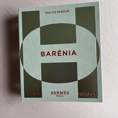 Hermes Barénia eau de parfum Carded sample spray vial 0.06oz /2ml | eBay