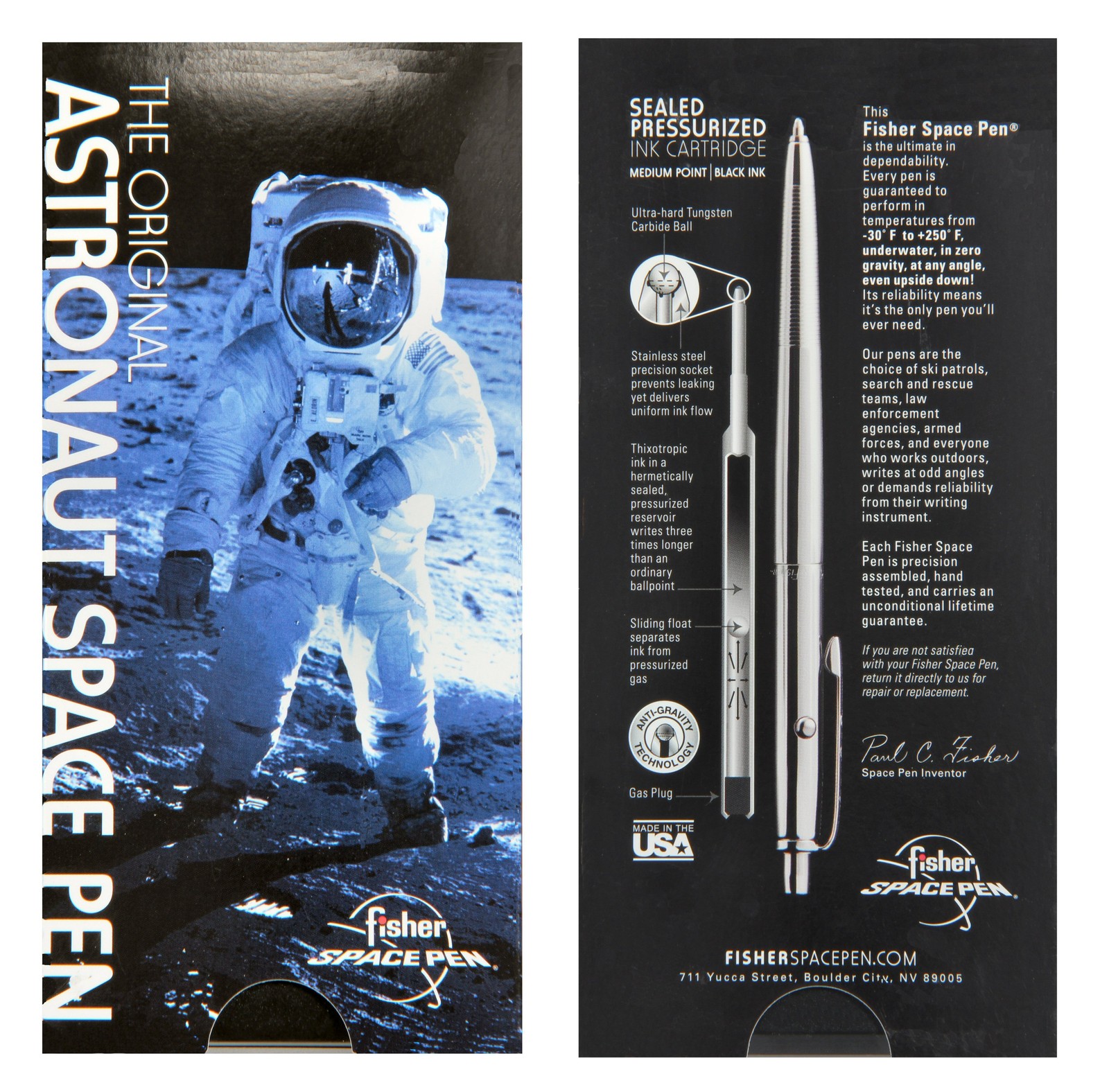 Fisher Space Pen #AG7 / The Original Astronaut Ball Point Pen | eBay