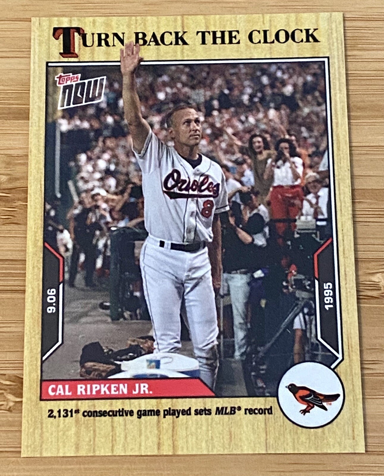 MLB RECORD: Cal Ripken Jr., Baltimore Orioles, 2,131 Consecutive Games ...