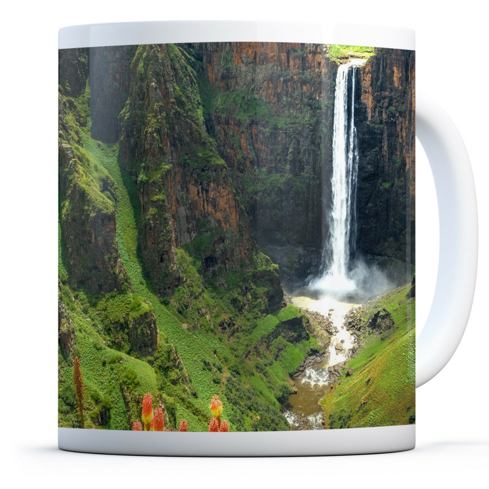 Maletsunyane Lesotho - Drinks Mug Cup Kitchen Birthday Office Fun Gift ...