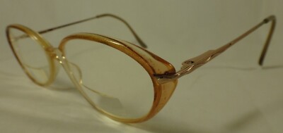 Kenmark Destiny Loni Fig Gold Plastic Full Rim Oval Eye Glasses Frames ...