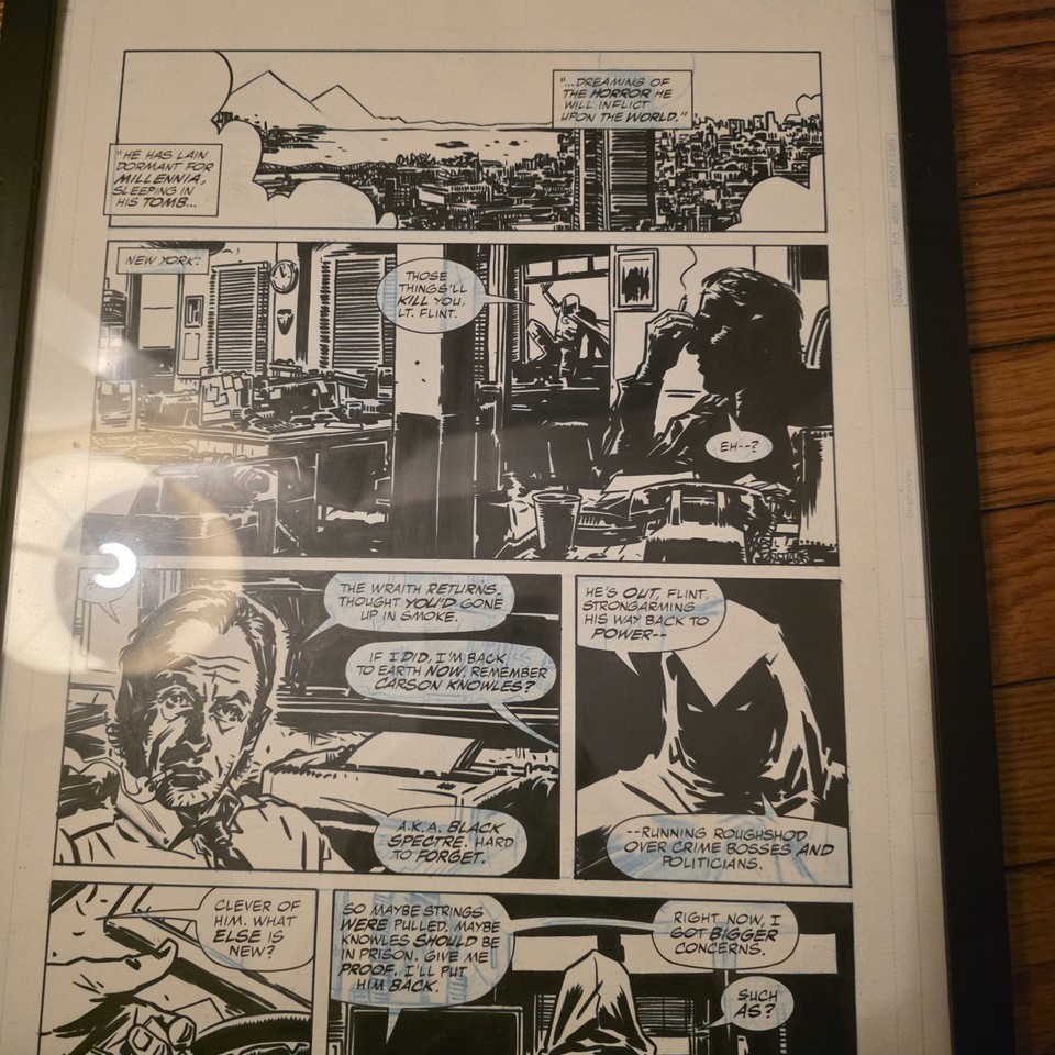 Moon Knight Vol. 3 Pg. 11 Marvel 1998 Original Tommy Lee Edwards Rob ...