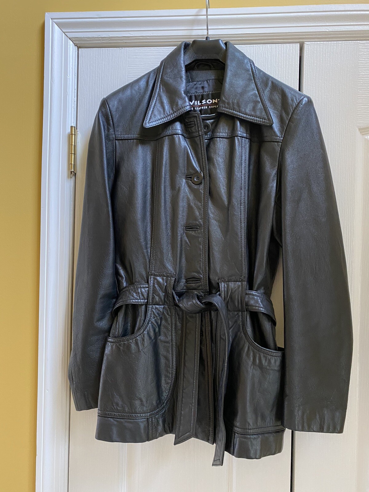 Wilsons Belted Leather Jacket - Gem