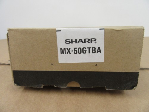 Genuine Sharp MX-50GTBA Black Toner Cartridge NEW Fits MX5000 4000 etc ...