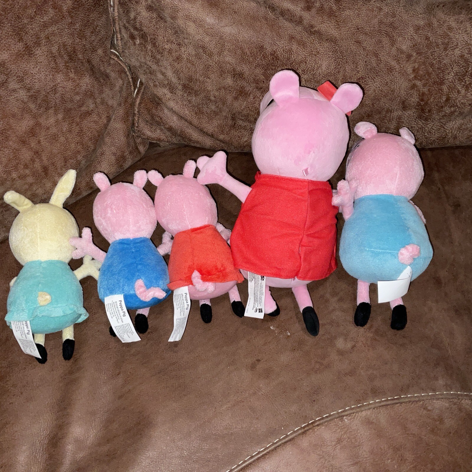 PEPPA PIG STUFFED ANIMAL TOYS-GROUP OF 5 DOLLS-STUFFED TOYS-CLEAN | eBay