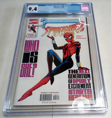 What If...? # 105 (Marvel)1989 - CGC 9.4 White Pages Origin /1st App ...